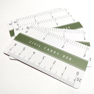 Mini Engineering Scale Ruler 3" - Civil Carry - Wallet Size - Pack of ...