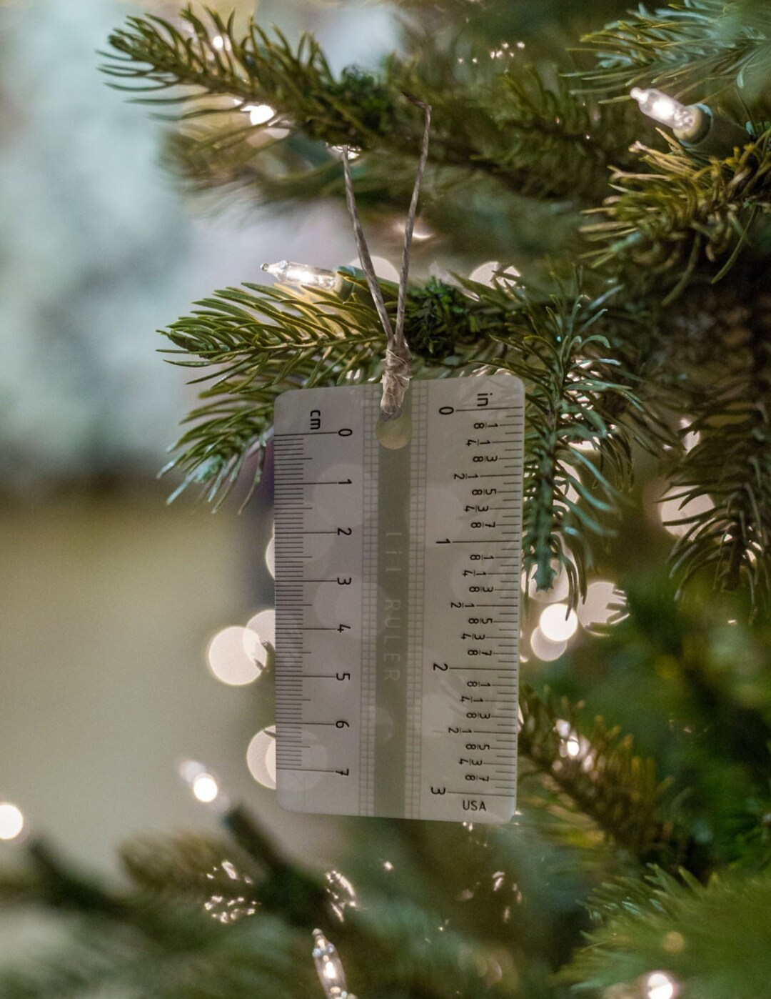 Mini Ruler Christmas Ornament: Teacher, Carpenter, DIY Gift - Etsy
