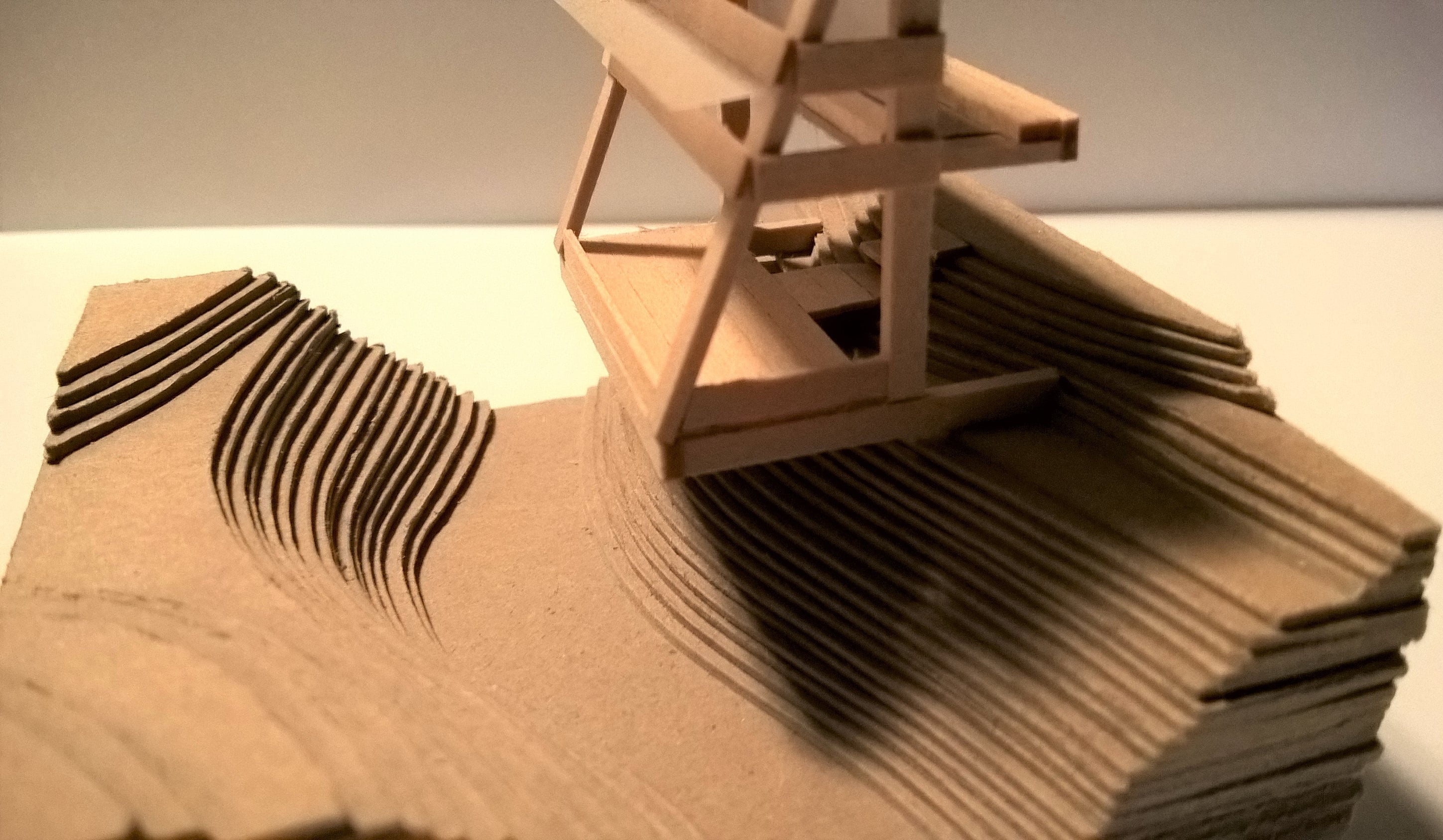 Conceptual Architectural Topographic Model Hand Crafted and Custom Made ...