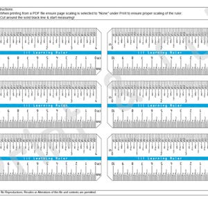 Lil Learning Rulers | Digital Download of (6) 4" Printable Rulers ...