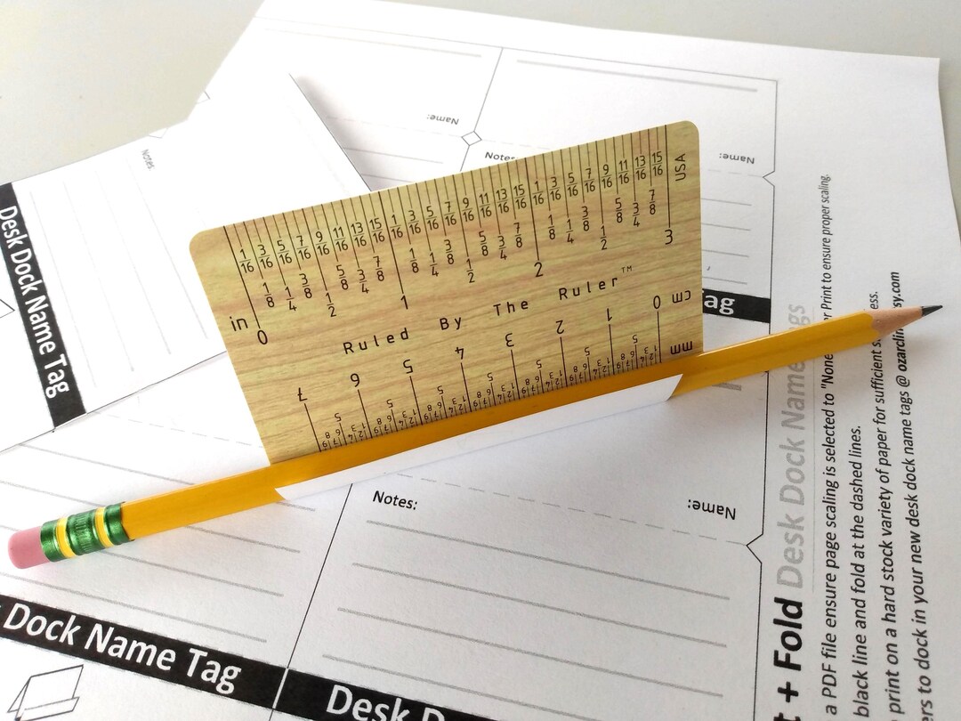 Printable Desk Dock Name Tag: School, Trade Events (digital Download ...