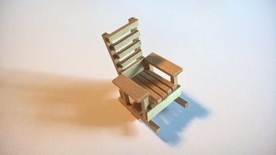 Miniature Wood Architectural Model Chair - Etsy