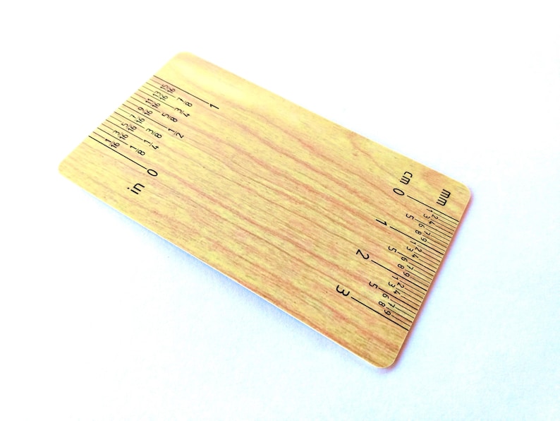 Ruled by the Ruler Wallet Sized Ruler Under 5 Dollars FREE SHIPPING - Etsy