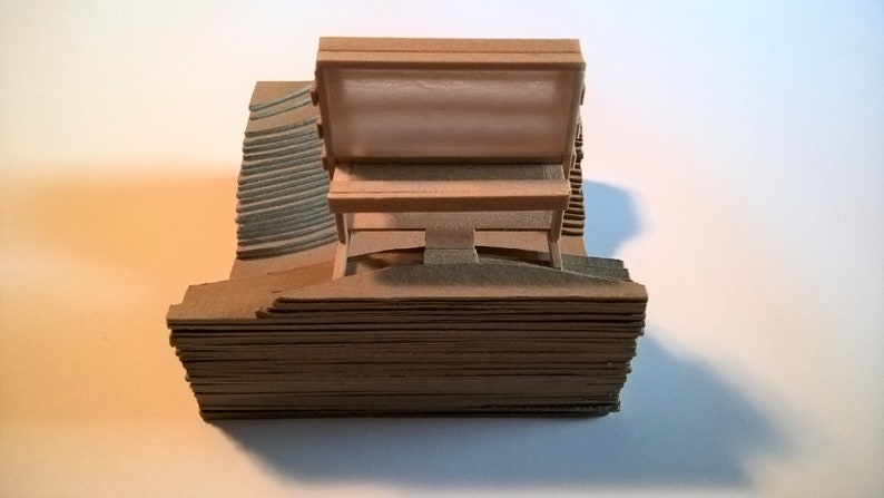 Conceptual Architectural Topographic Model Hand Crafted and Custom Made ...