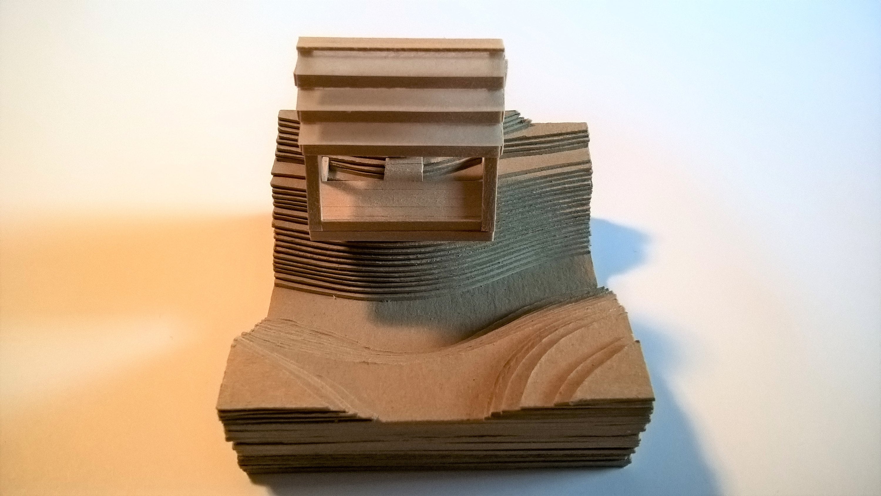 Conceptual Architectural Topographic Model Hand Crafted and Custom Made ...