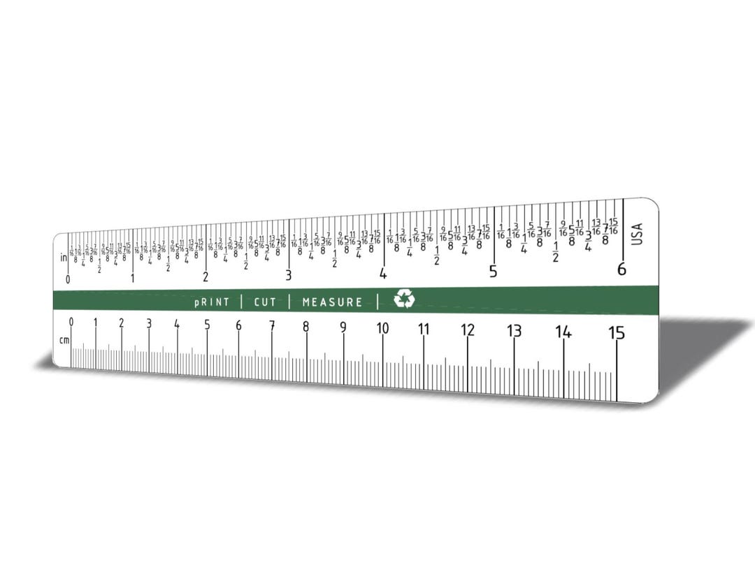 Printable 6" Rulers for Science Class (digital Download) - Etsy