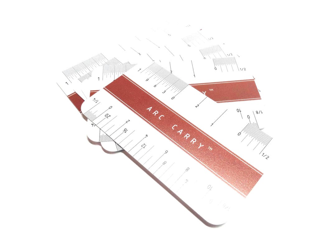 Arc Carry X5 Scales | Architecture Carry Scale 3" Wallet Size - Etsy