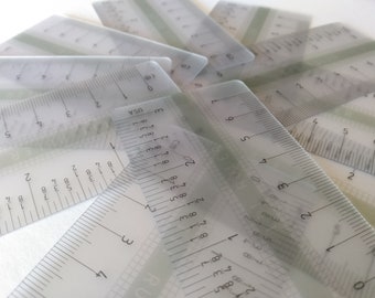 Lil Ruler the Mini Wallet & Pocket Ruler to Stay Accurate on | Etsy