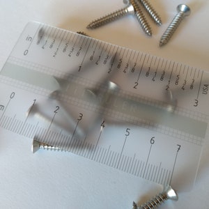 Lil Ruler the Mini Wallet & Pocket Ruler to Stay Accurate on | Etsy