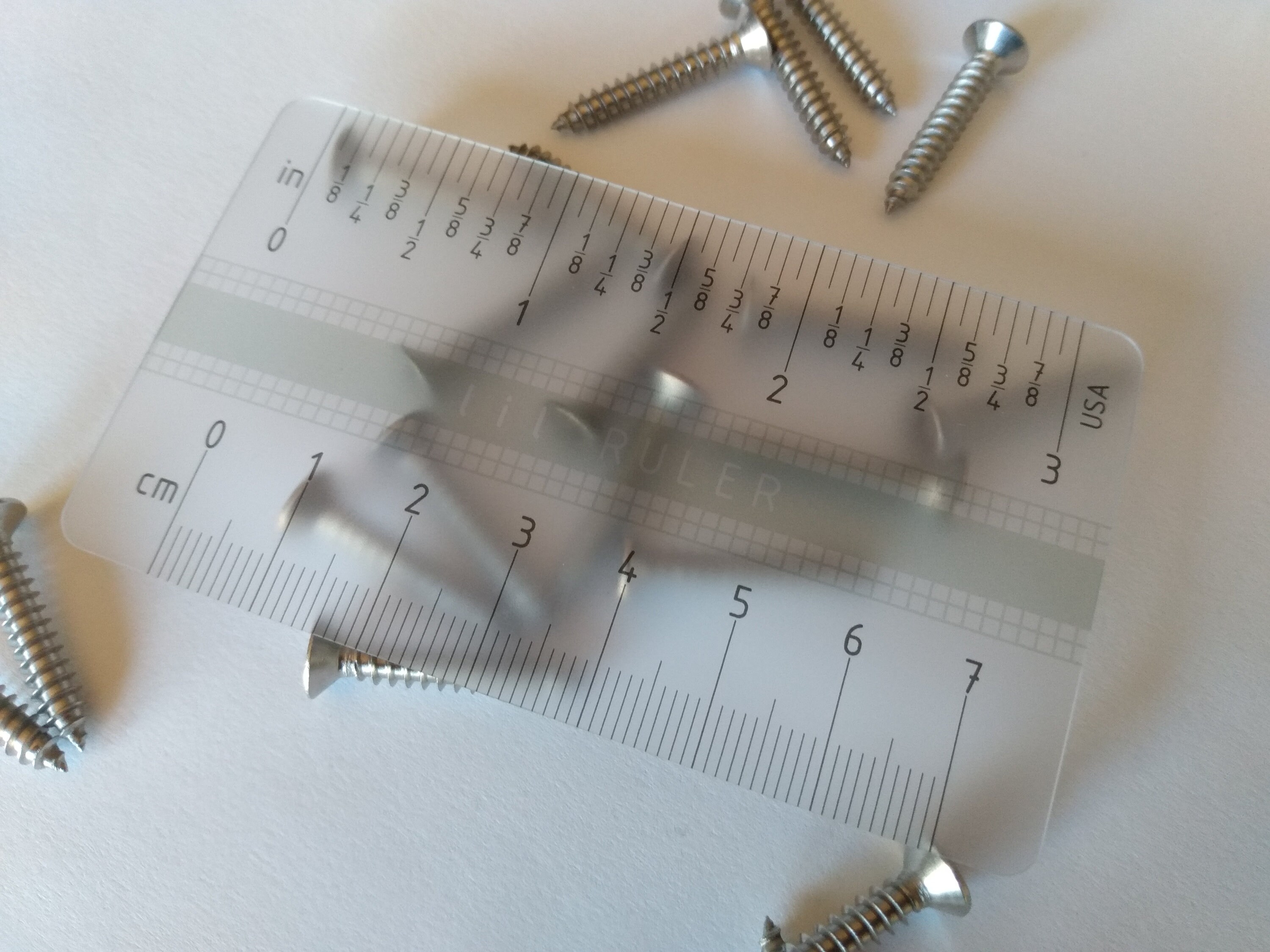 Lil Ruler the Mini Wallet & Pocket Ruler to Stay Accurate on - Etsy