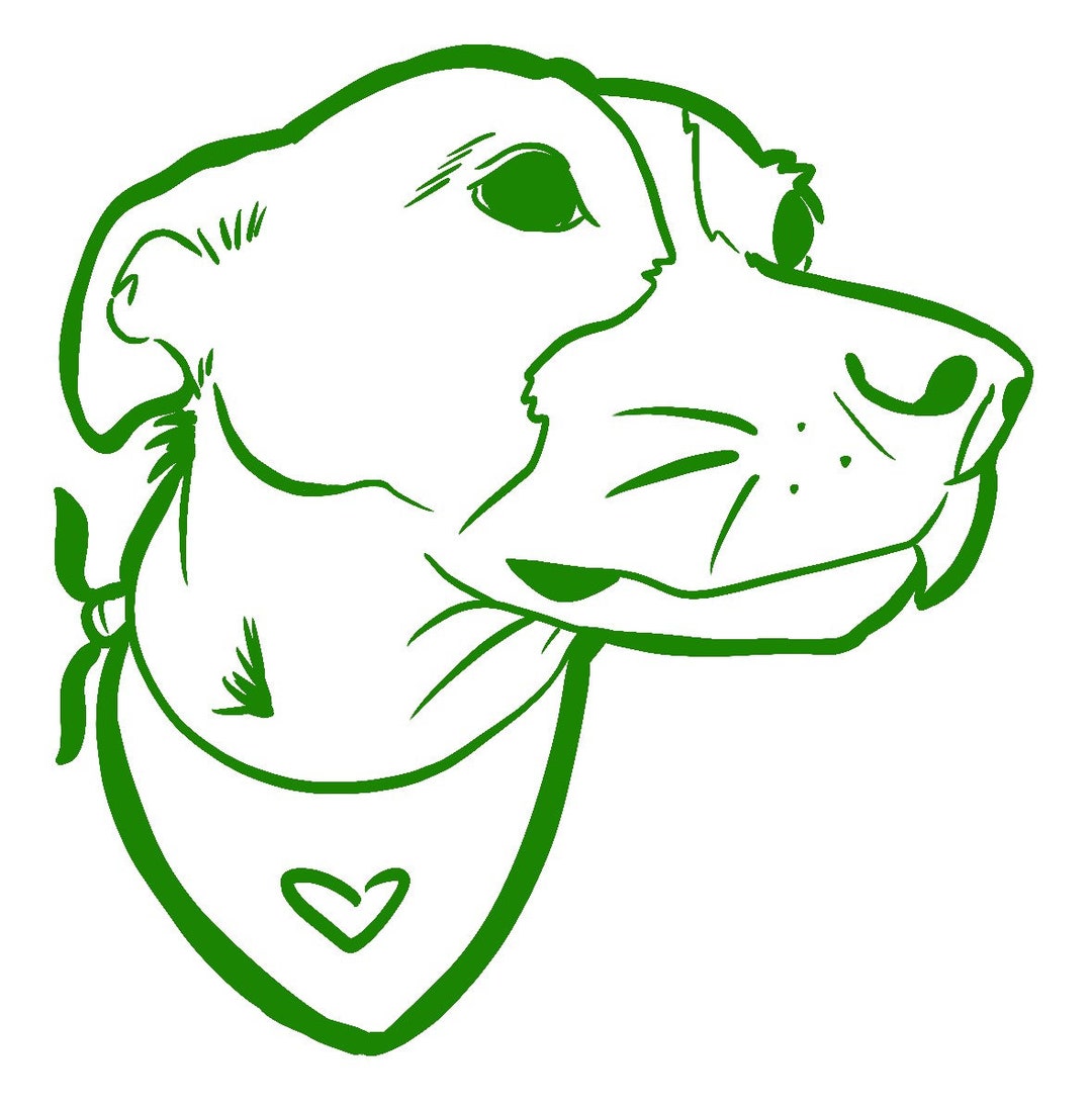 Custom Pet Silhouettes | Vinyl Decal - Etsy
