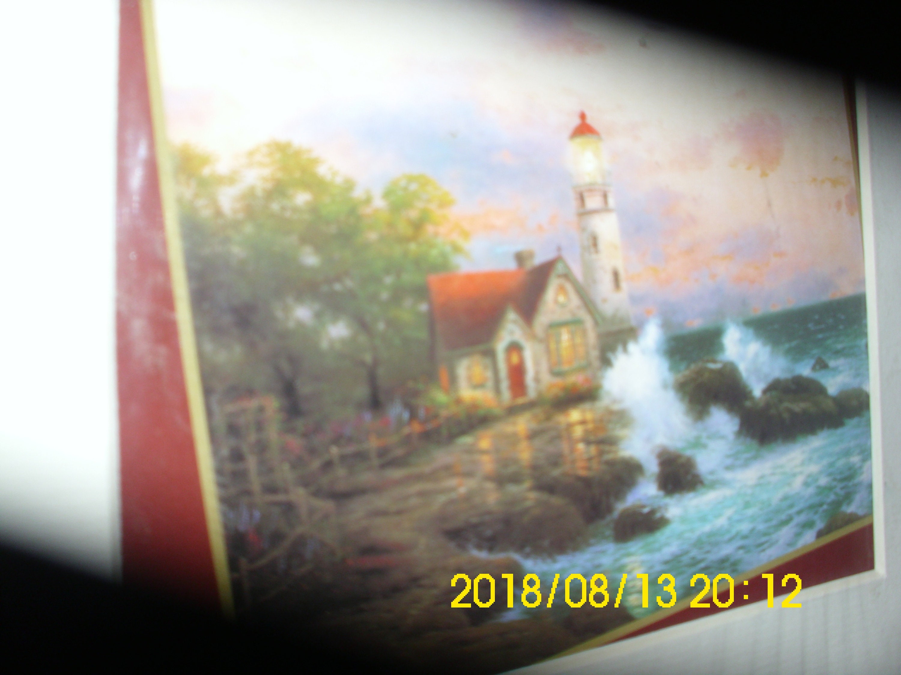 Thomas Kinkade Lighthouse Storm