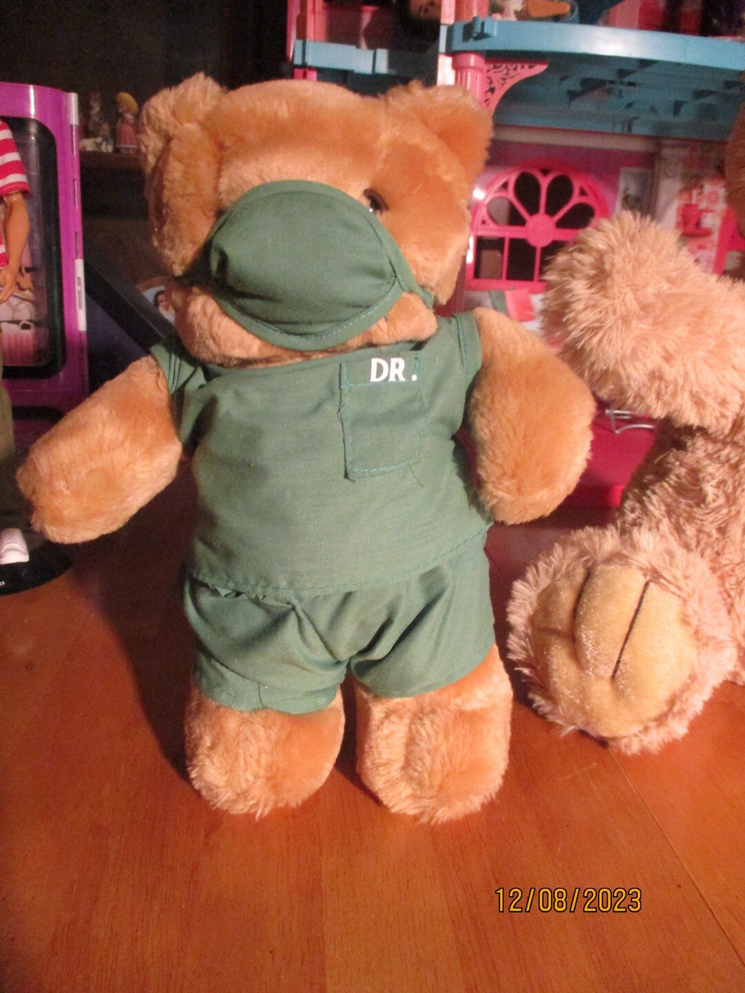 Jerry Pets Jerry Elsner Plush Teddy Bear the DOCTOR Masked for Surgery ...