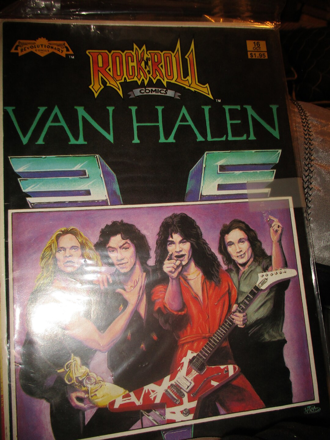 Rock N Roll Comics: Van Halen & Rod Stewart, Oct/nov 1990 - Etsy
