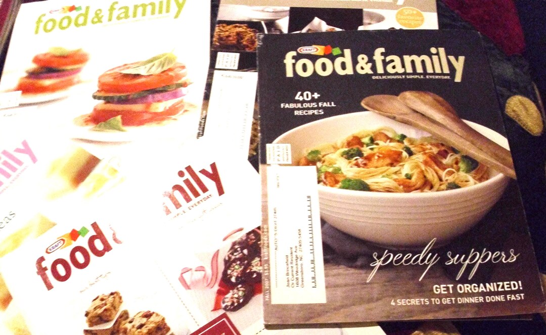 Kraft Cooking Books Food & Family "their Very Best" Fresh Ideas Speedy ...