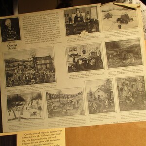 Vintage American Folk Art Artist: Queena Stovall 1888-1980 "end of the ...