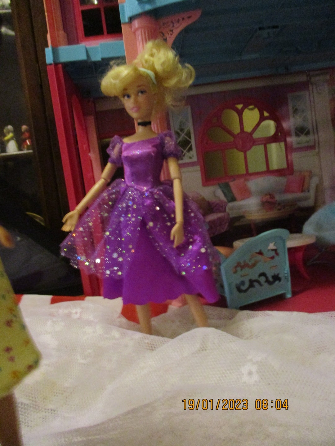 Walt Disney Princess CINDERELLA in Purple Lace Dress - Etsy