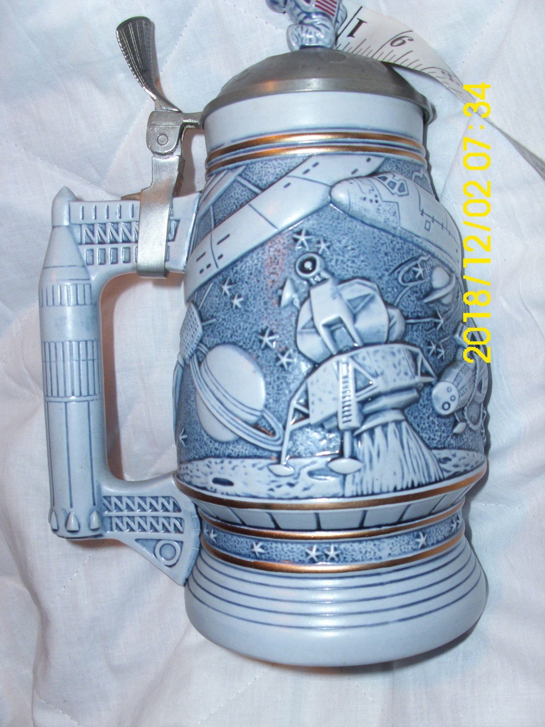 CONQUEST of SPACE 1991 Collectible Vintage Stein Avon Products ...