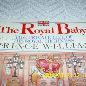 Paperdolls PRINCE WILLIAM the Royal Baby Buckingham Palace Uncut No ...