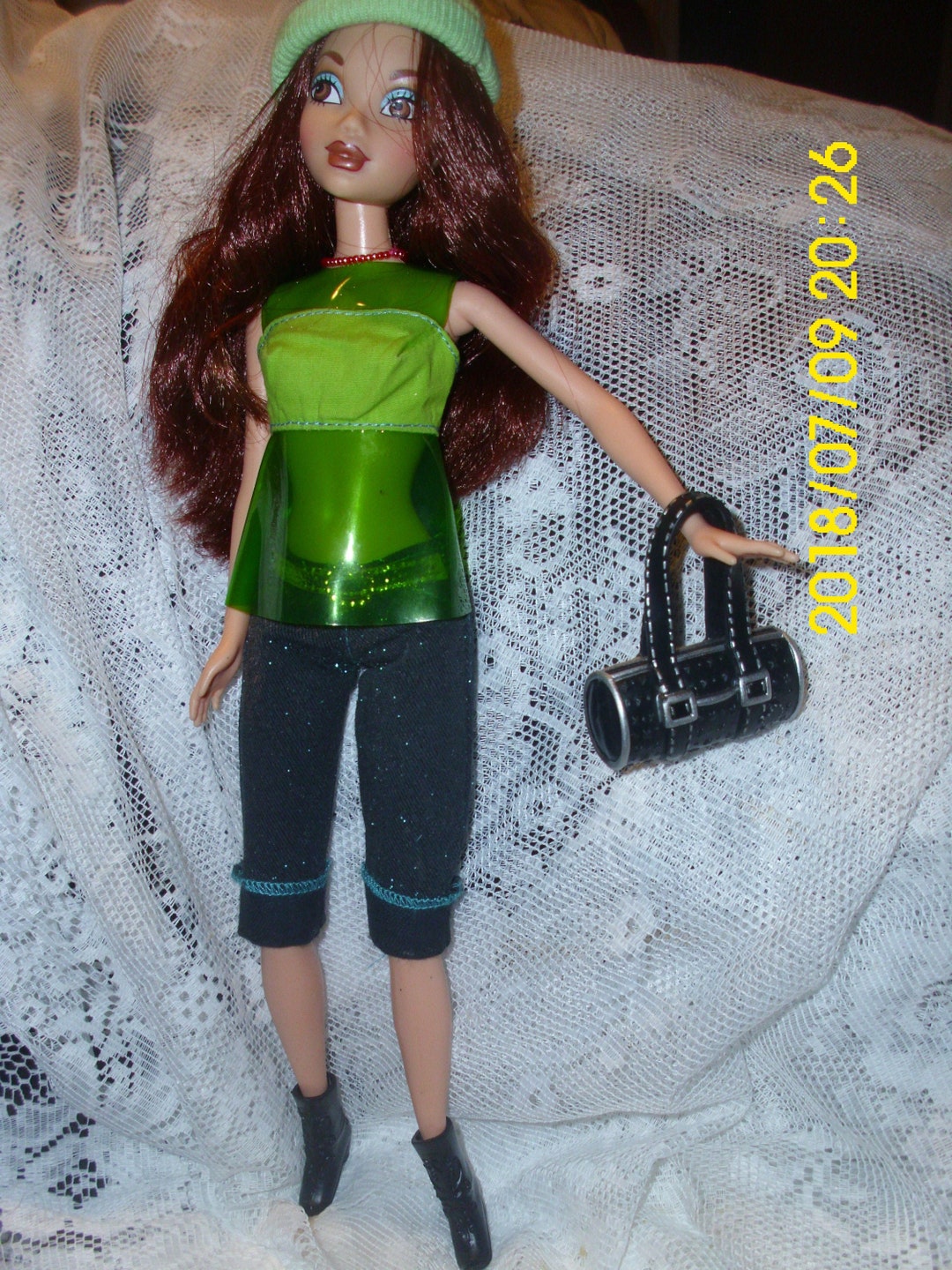 Mattel Barbie My Scene Doll CHELSEA Green Plastic See Through - Etsy
