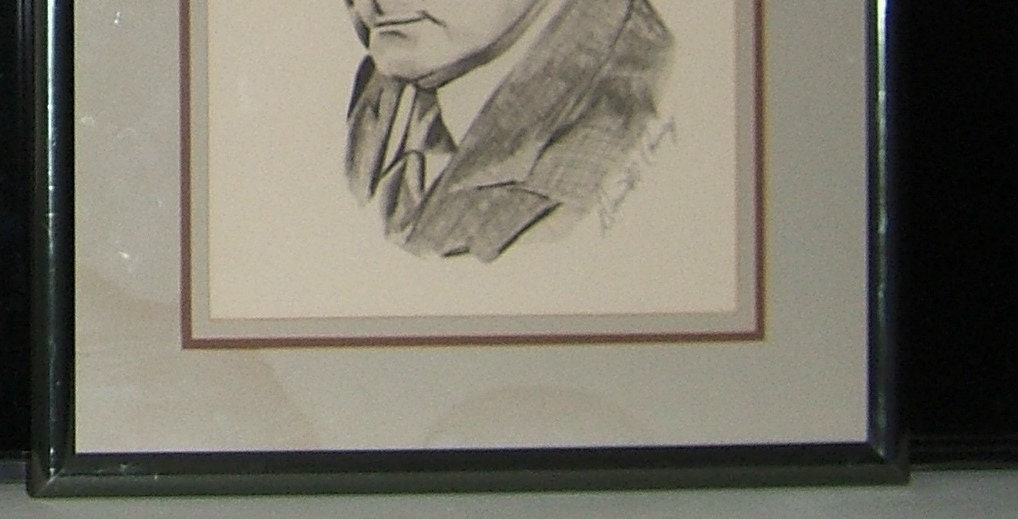 A Pencil Sketch of James Cagney Drawing by David A. Cooney 25" X 20" - Etsy