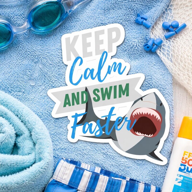 Keep Calm and Swim - Etsy