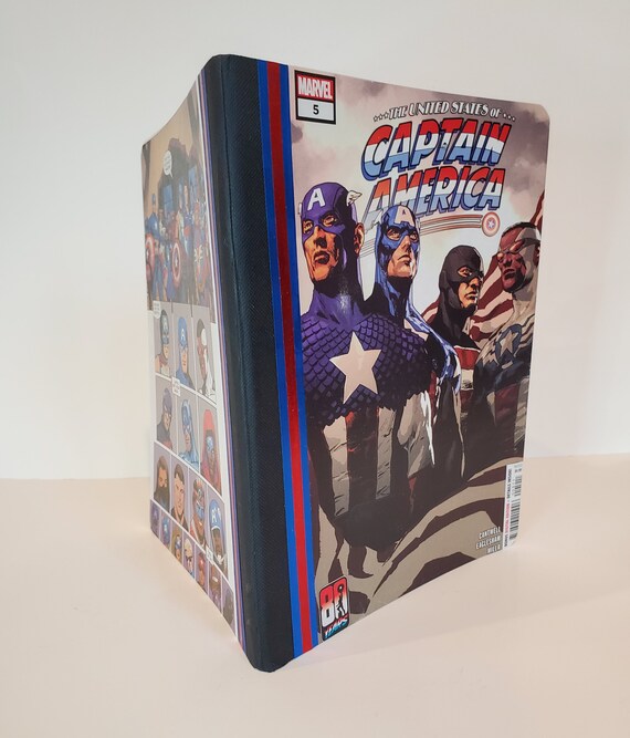 Captain America Notebook Back to School Supplies Comic - Etsy
