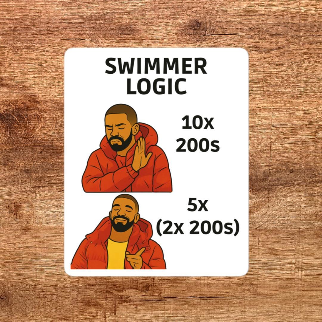 Swimmer Sticker, Funny Swim Meme Decal - Etsy