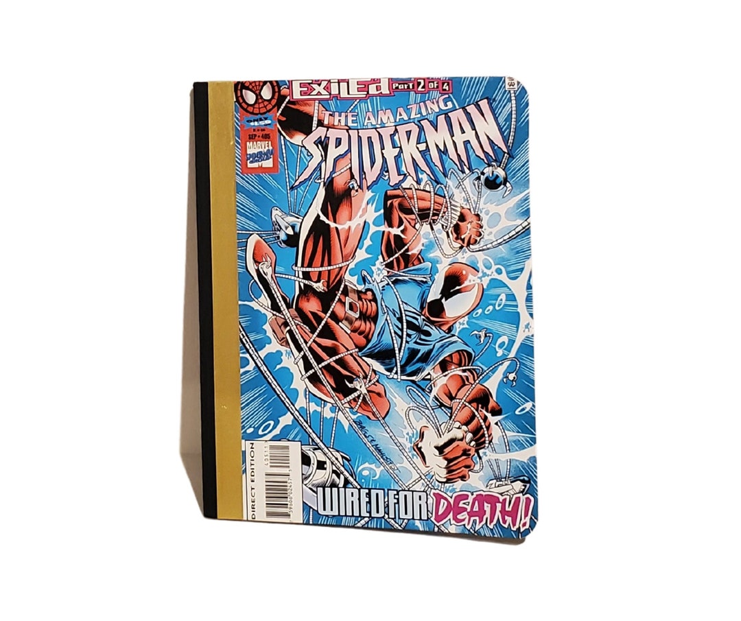 Spiderman Notebook Superhero Journal Marvel Theme Gift - Etsy