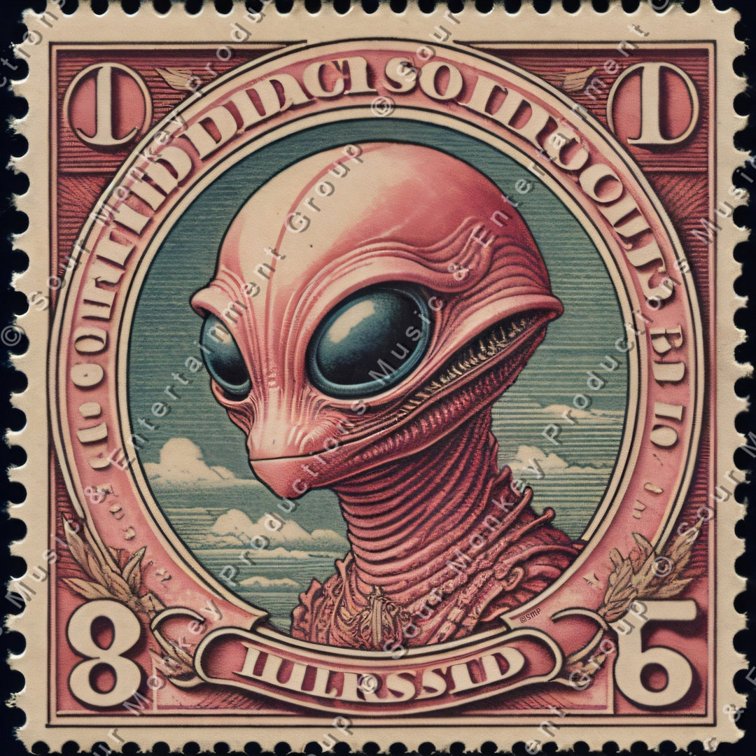 Cosmic Postage Stamps 02 the Postage of the Universe - Etsy