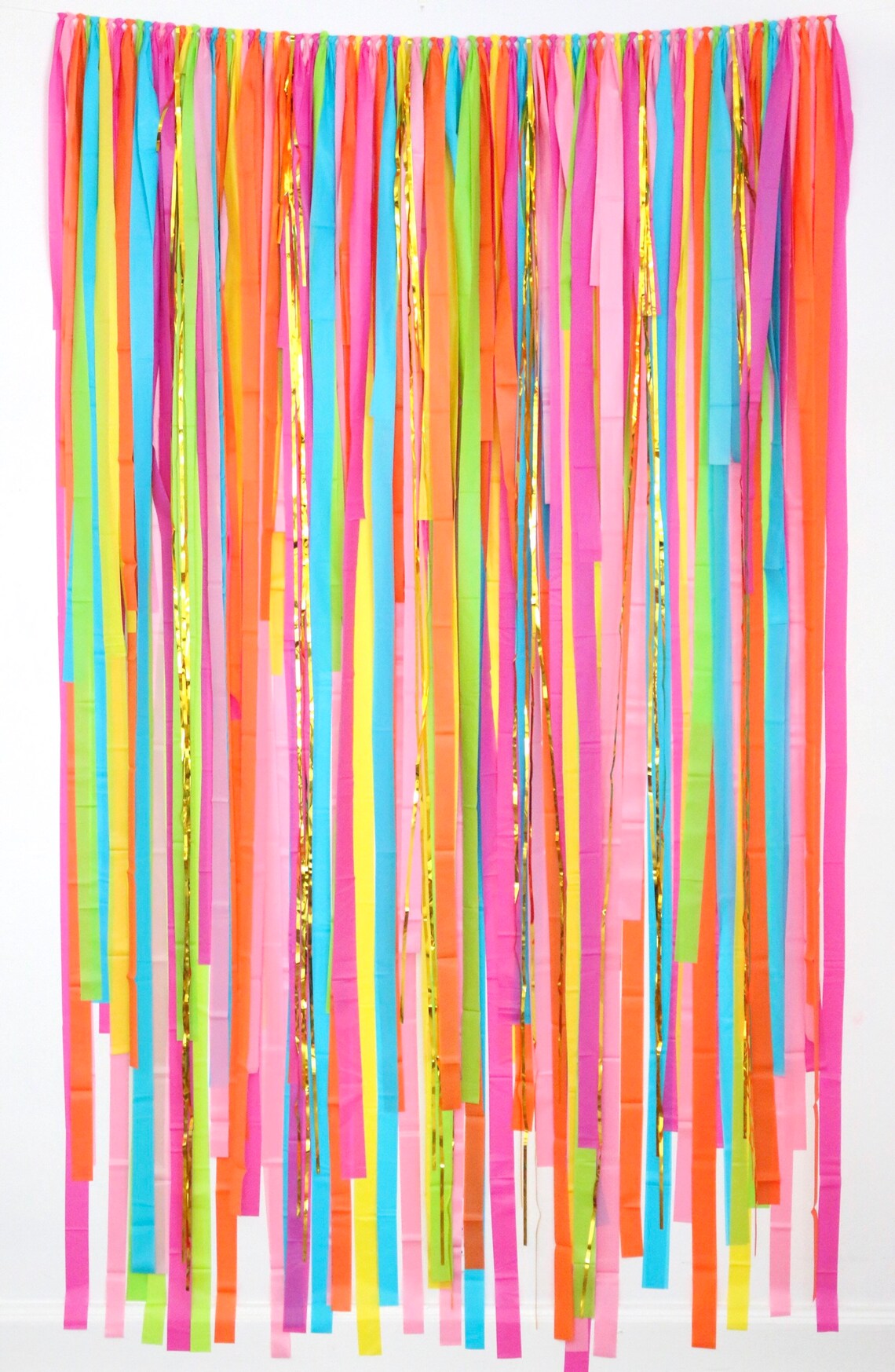 Streamer Backdrop Fringe Backdrop Colorful Backdrop - Etsy