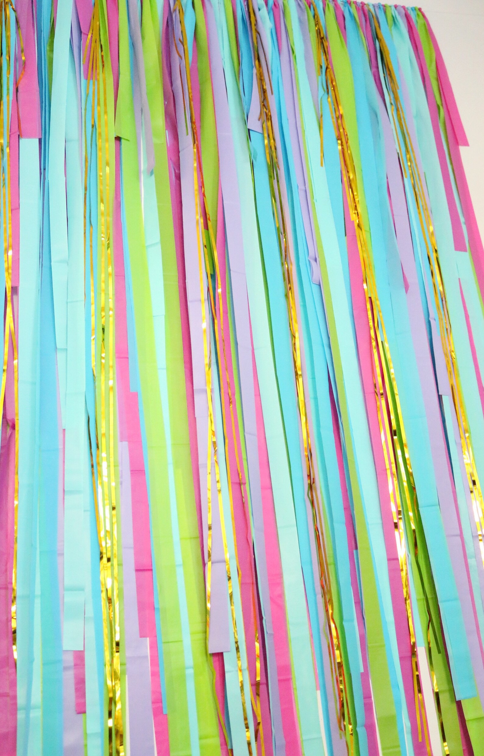 Streamer Backdrop Fringe Backdrop Tropical Party - Etsy