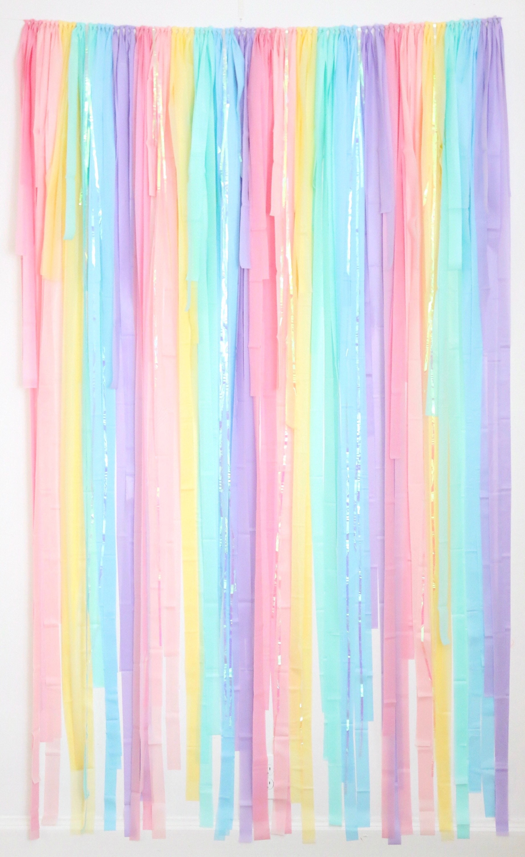 Pastel Party Decor Pastel Rainbow Birthday Ice Cream Party - Etsy