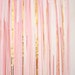 Streamer Backdrop, Fringe Backdrop, Pink and Gold Decorations, Birthday ...