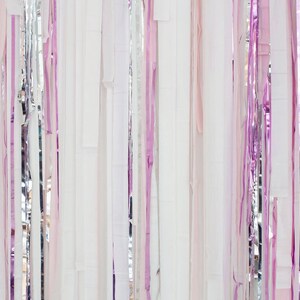 Streamer Backdrop, Fringe Backdrop, Princess Birthday, Pink First ...