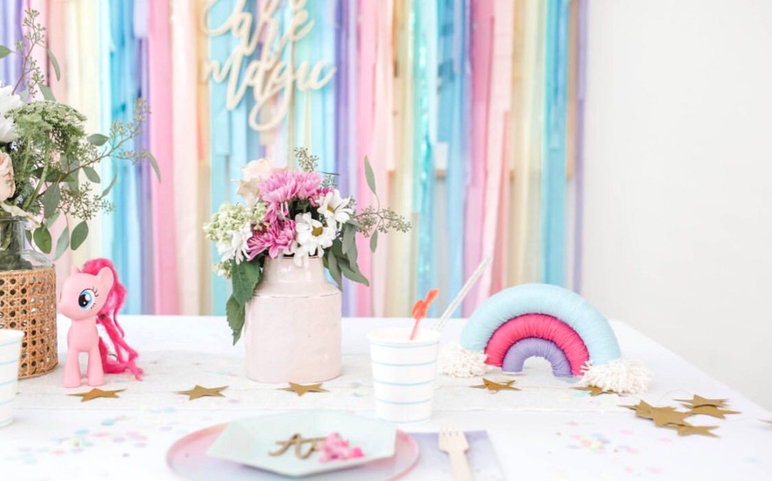 Streamer Backdrop Fringe Backdrop Pony Party Pony Birthday | Etsy