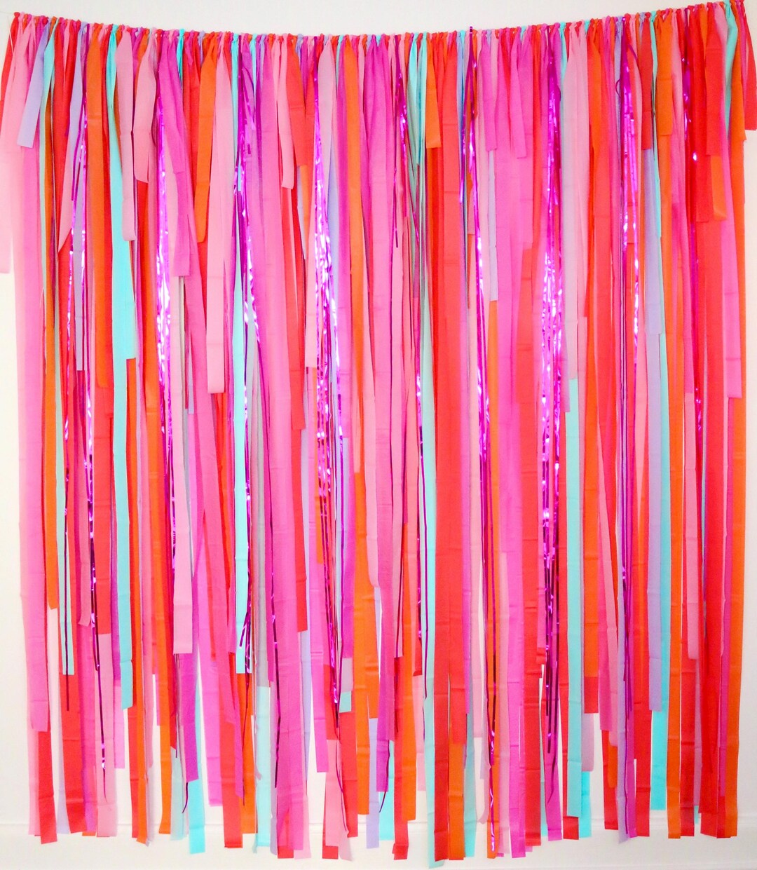Streamer Fringe Backdrop, Birthday Party Decorations, Fiesta ...