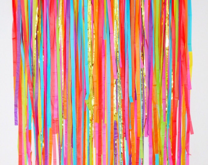 Fiesta Backdrop Fiesta Decorations Streamer Backdrop Fringe | Etsy