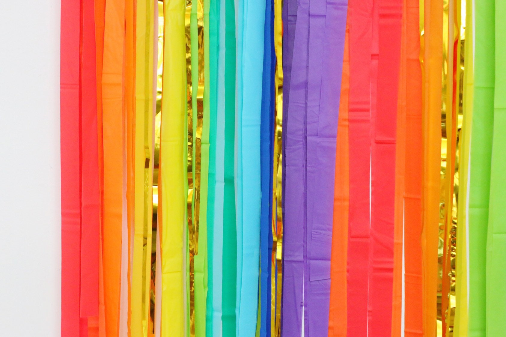 Streamer Backdrop Fringe Backdrop Rainbow Backdroprainbow | Etsy