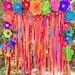 Fiesta Backdrop, Fiesta Decorations, Streamer Backdrop, Fringe Backdrop ...