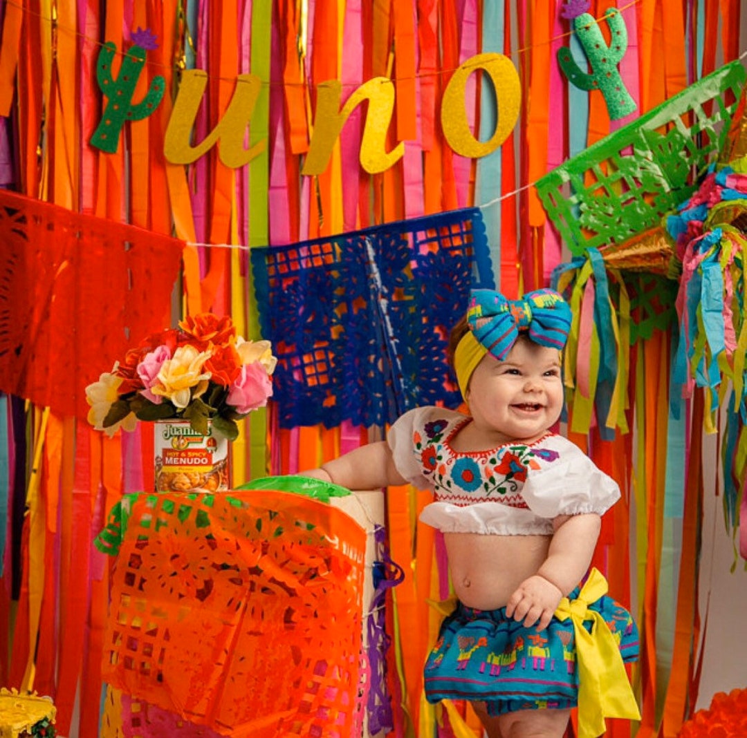 Streamer Backdrop, Fringe Backdrop, Fiesta Backdrop, First Fiesta ...