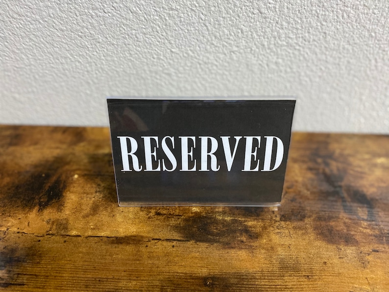 Reserved Sign Coffee House TV Show - Etsy