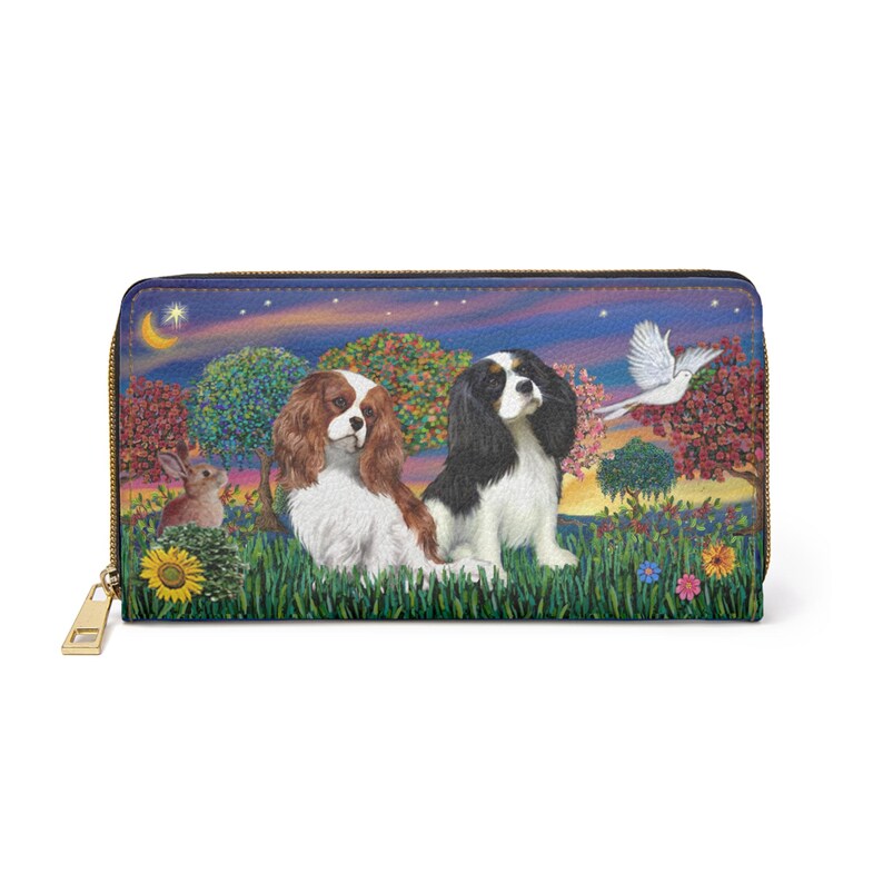Blenheim Cavalier and Tri Color Cavalier Unique Original Design Zipper ...