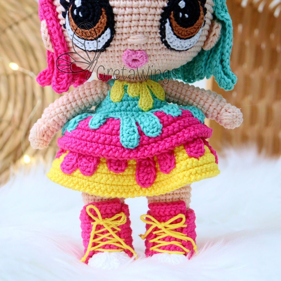 Amigurumis Colors Doll Pattern digital Download - Etsy