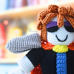 Amigurumi Roblox Pattern - Avatar Gamer in Crochet | Crochet Doll Step ...