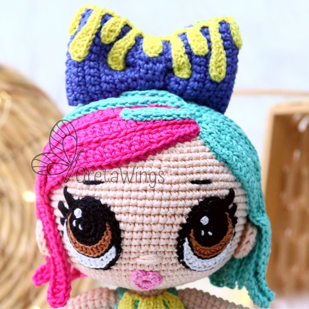 Amigurumis Colors Doll Pattern digital Download - Etsy