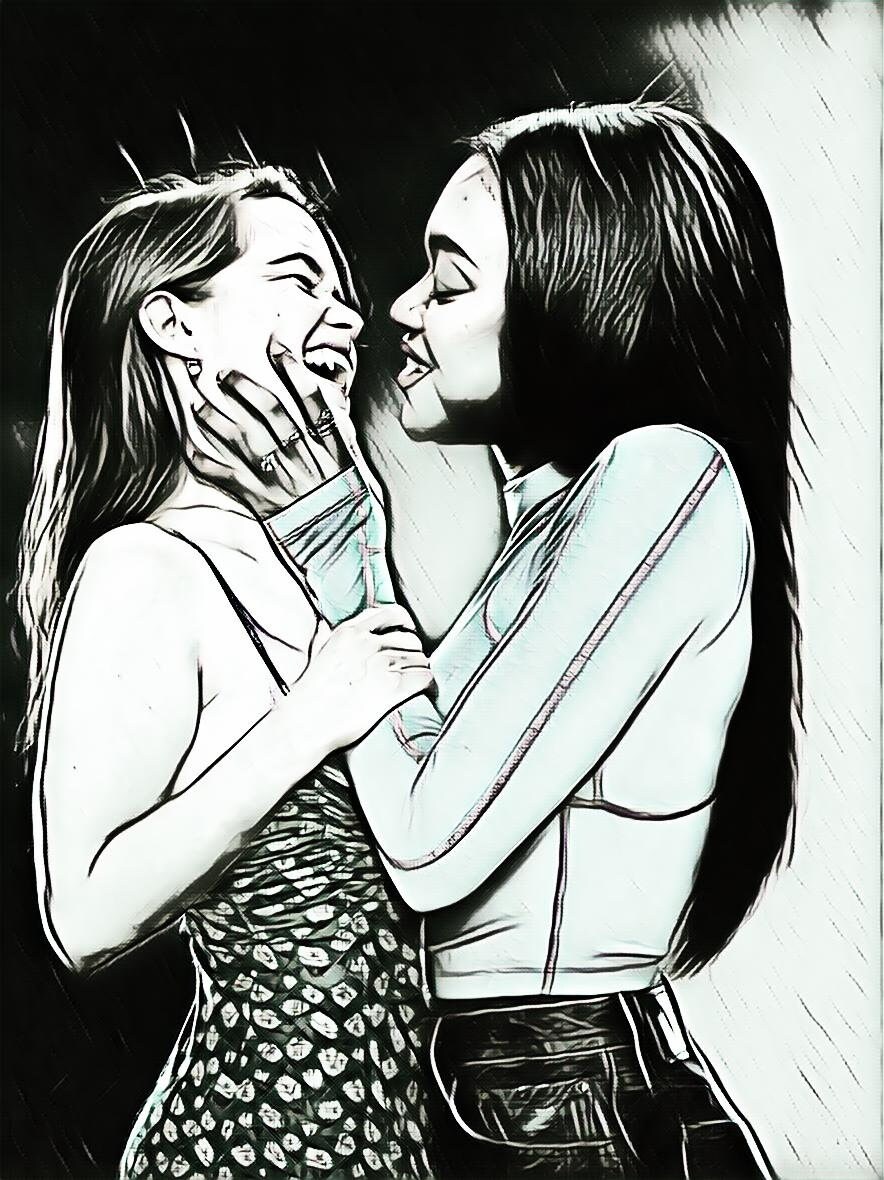 Calliette Black and White/ First Kill Sticker - Etsy