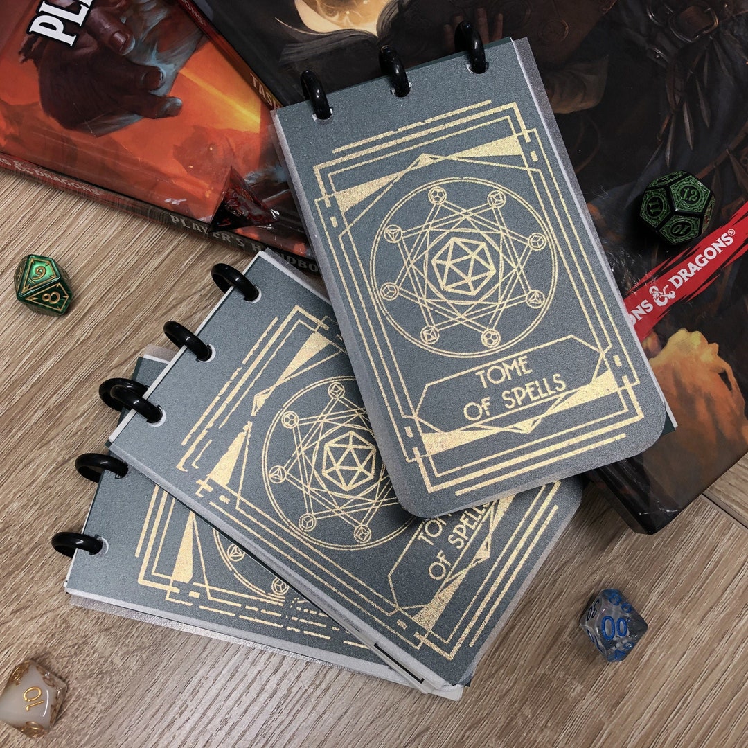 Tome of Spells Mini Notebook for D&D 5e - Etsy