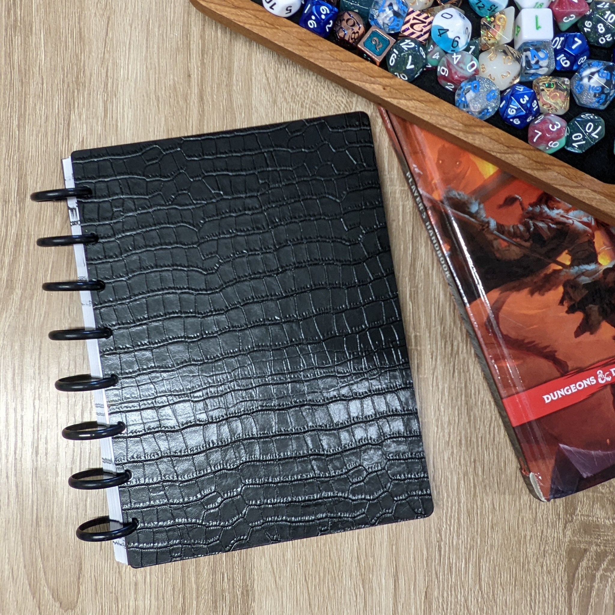 Vegan Leather Discbound Cover Player's Notebook - Etsy