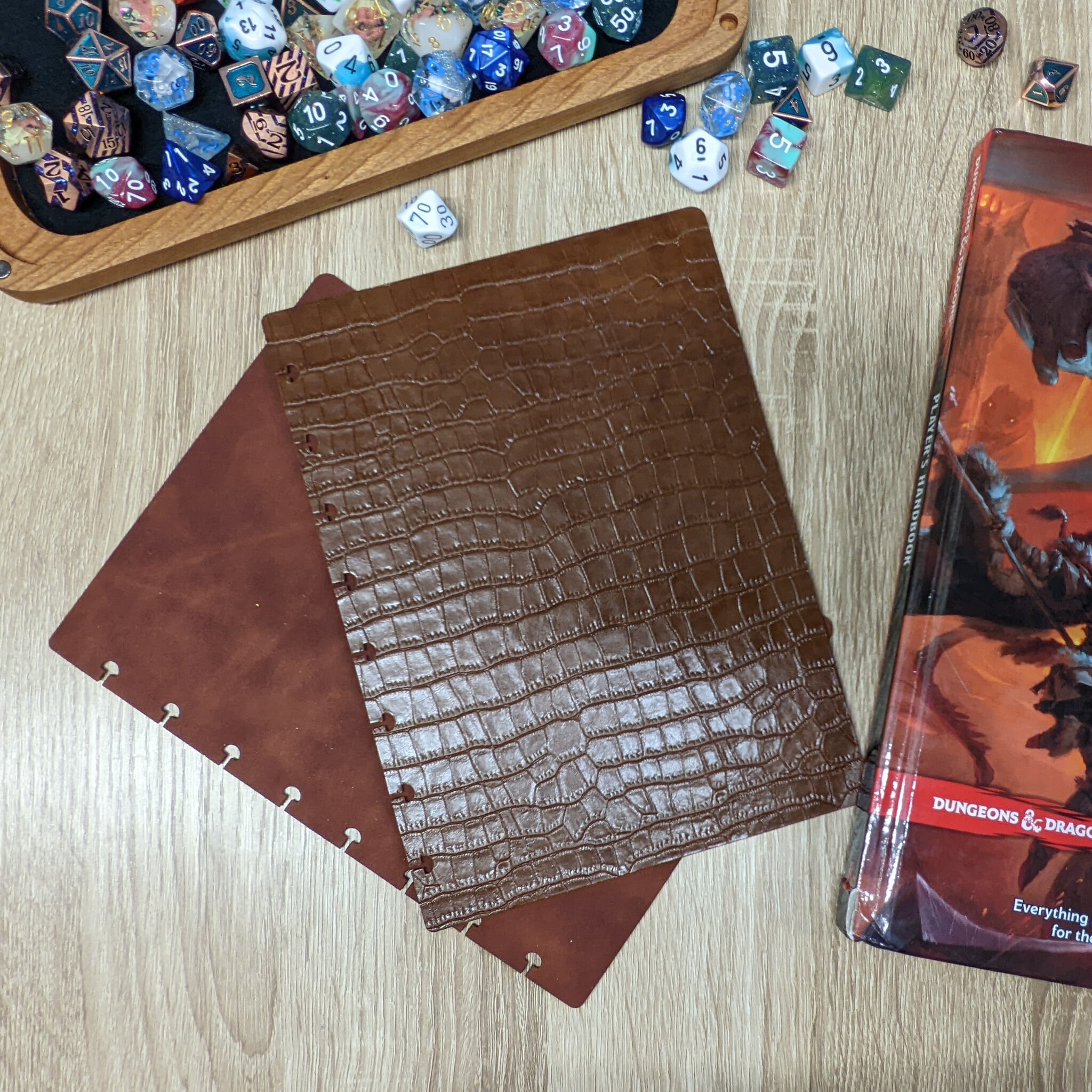 Vegan Leather Discbound Cover Player's Notebook - Etsy